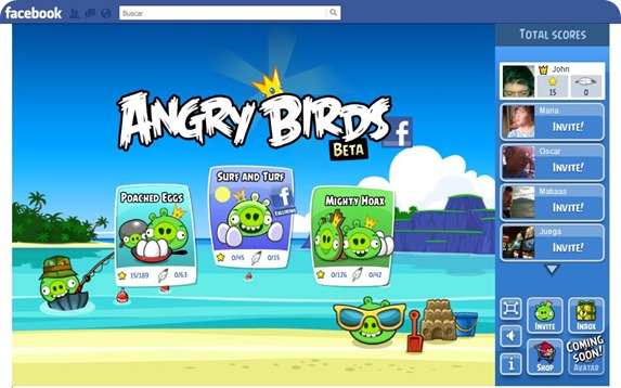 Ya está Angry Birds para Facebook - Desontis