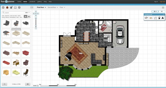 Crear planos de casas online con FloorPlanner - Desontis