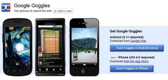 Google Googgles – Reconoce que es a partir de una foto - Desontis