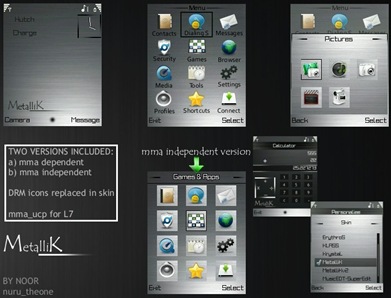 Metallik skin para Motorola - Desontis
