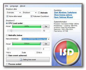 Programar actividades en el PC con Intelligent Shutdown - Desontis